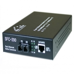 엑사통신-광모듈,안테나,무선랜,시리얼통신,케이블,SFP,GBIC,POF,AOC - SOLTECH SFC200-SCS40/I 싱글 광컨버터