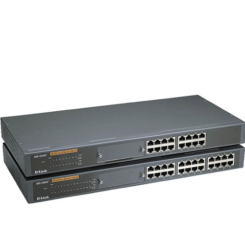 엑사통신-광모듈,안테나,무선랜,시리얼통신,케이블,SFP,GBIC,POF,AOC - D-LINK DES-1024R+ 24포트 스위치허브