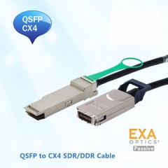 엑사통신-광모듈,안테나,무선랜,시리얼통신,케이블,SFP,GBIC,POF,AOC - [EXA] QSFP+ to CX4 (SFF ...