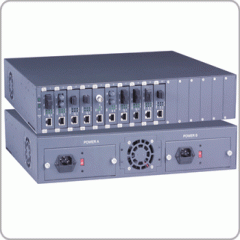 엑사통신-광모듈,안테나,무선랜,시리얼통신,케이블,SFP,GBIC,POF,AOC - CTS CVT-RACK-16(P1) 광 컨버터 샤시